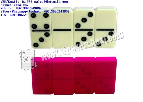 XF Playing Yellow Plastic Dominoes For Invisible Contact Lenses And Backside Cameras