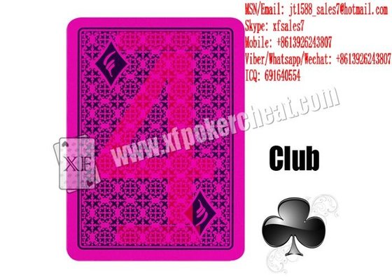 XF Magic Tricks Invisible Modiano Trieste Plastic Playing Cards With Invisible Ink Printing