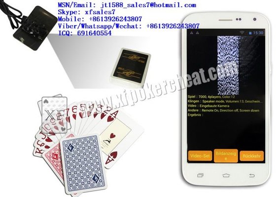XF Magic Tricks Invisible Modiano Trieste Plastic Playing Cards With Invisible Ink Printing