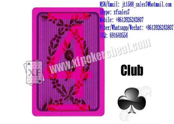 XF Plastic Da Vinci Playing Cards Marked With Perspective Invisible Ink For Lenses And Analyzer