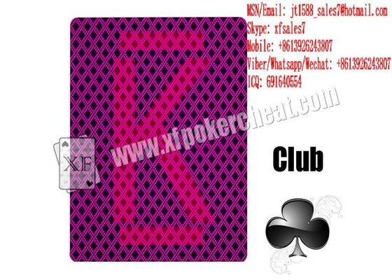 XF Invisible Ink Markings On 3A-No.08 Paper Playing Cards And CVK And PK King 518 Poker Analyzers