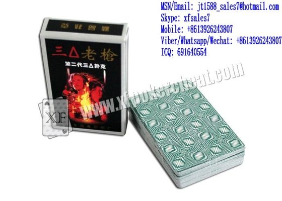 XF 3A Paper Playing Cards With Bar-Codes Markings For Poker Scanners And Poker Predictors