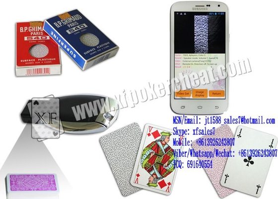 XF B.P.GRIMAUD PARIS 540 Plastic Playing Cards Marked With Invisible Ink Markings