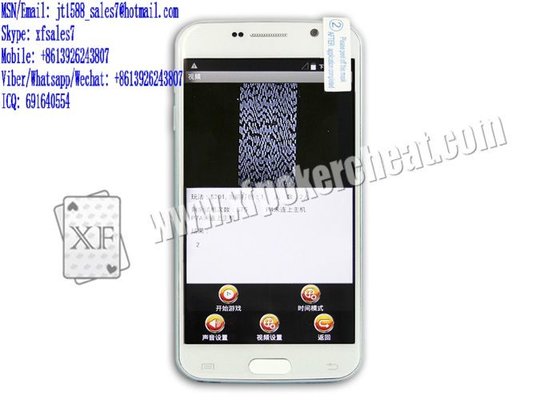 XF AKK50 Samsung Mobile Phone Poker Analyzer To Work With Bar-Code Playing Cards And Wireless Camera