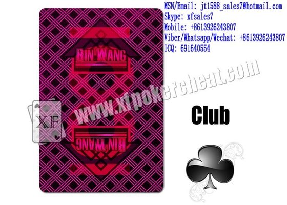 XF Bin Wang 2169 Paper Playing Cards With Invisible Markings On The Backside And Invisible