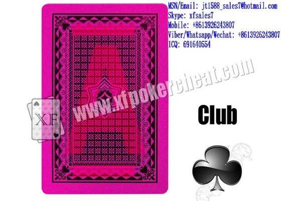 XF Bin Wang 2811 Paper Playing Cards With Invisible Markings On The Backside And Invisible Bar-Codes On The Sides