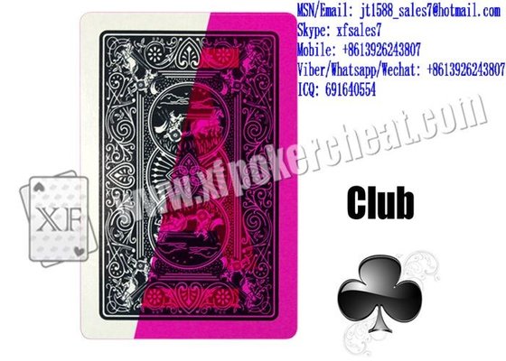 XF Bin Wang 2810 Paper Playing Cards With Invisible Markings On The Backside And Invisible Bar-Codes On The Sides