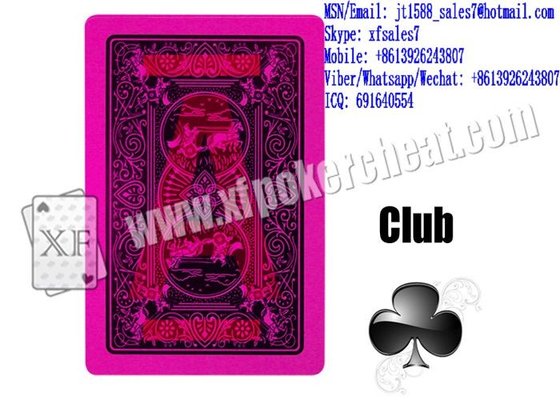 XF Bin Wang 2810 Paper Playing Cards With Invisible Markings On The Backside And Invisible Bar-Codes On The Sides