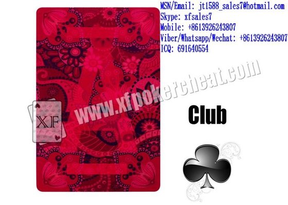 XF Bin Wang Paper Playing Cards With Invisible Markings On The Backside And Invisible Bar-Codes On The Sides