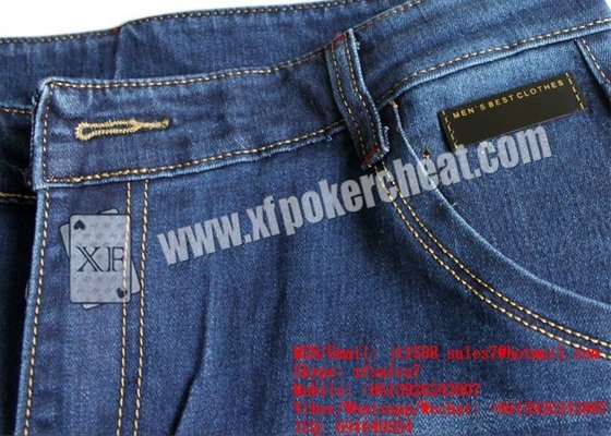 XF Infrared Camera In Black Trousers Label To Scan Invisible Bar-Codes Marked Playing Cards