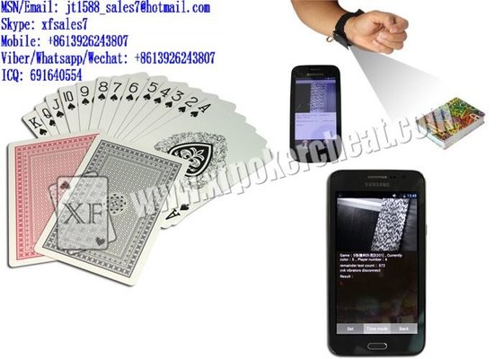 XF Angel Paper Playing Cards With Invisible Ink Bar-Codes And Backside Markings