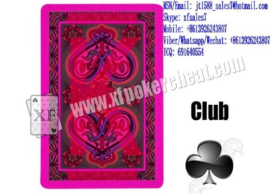 XF Red and Green NAP Plastic Playing Cards With Invisible Ink Markings