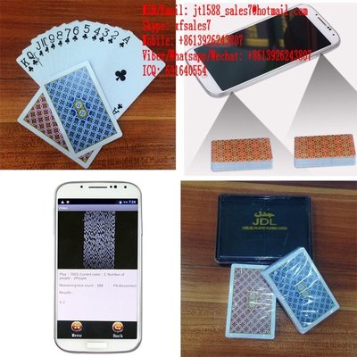 XF JDL Plastic Playing Cards With Invisible Ink For Lenses And Poker Analyzer