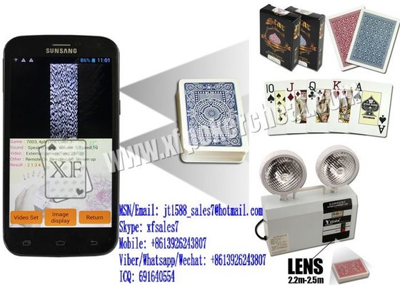 XF Star Plastic Playing Cards To Be Marked Invisible Ink For Invisible Contact Lenses And Gambling Cheating Analyzers