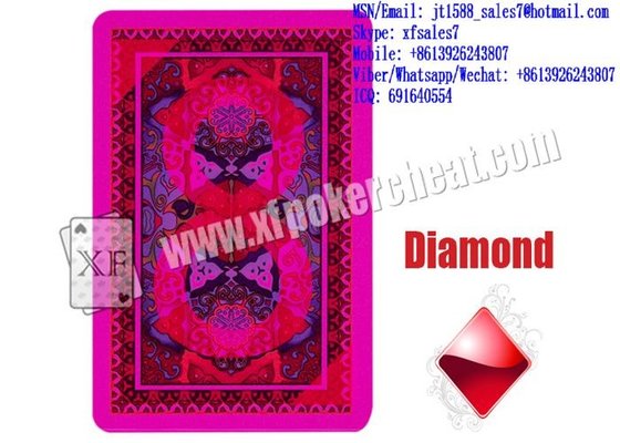 XF Angel Plastic Playing Cards With Invisible Ink Markings To Work With UV Contact Lenses And Poker Analyzers