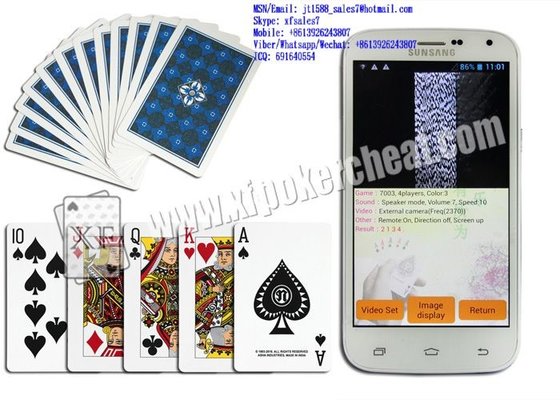 XF JDL Plastic Playing Marked Poker Cards Marked With Invisible Markings For UV Contact Lenses And With Invisible