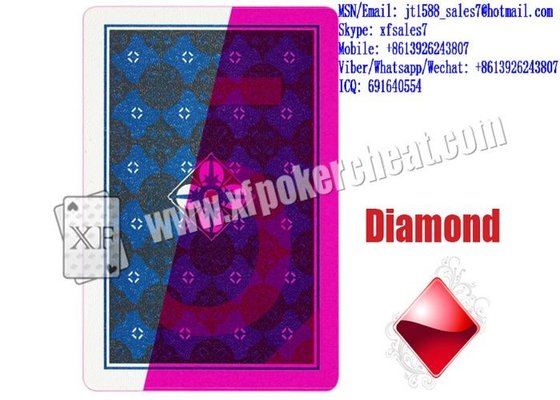 XF JDL Plastic Playing Marked Poker Cards Marked With Invisible Markings For UV Contact Lenses And With Invisible