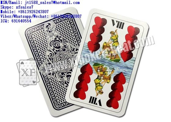 XF Piatnik Wheels Poker Cards Cartes Marked With Invisible Ink Paintings For Gambling Cheating Devices
