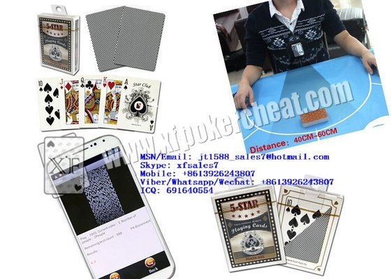 XF 5-Star Paper Invisible Ink Marked Playing Cards For Invisible Lenses And Poker Predictors