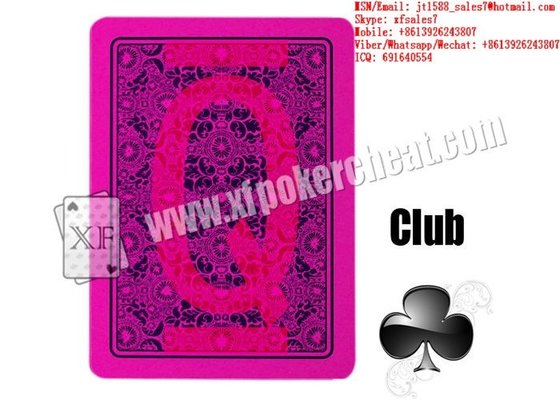 XF TORCELLO Poker ACETATO DI PVC 100% From Dal Negro With Invisible Ink Markings On The Sides And Back Of Plastic