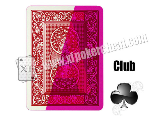 XF DAL-NEGRO Texas Poker Playing Plastic Cards With Invisible Ink Markings To Be Scanned And Seen By Poker Predictors