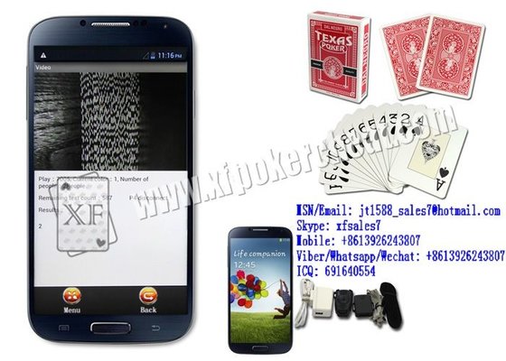 XF DAL-NEGRO Texas Poker Playing Plastic Cards With Invisible Ink Markings To Be Scanned And Seen By Poker Predictors