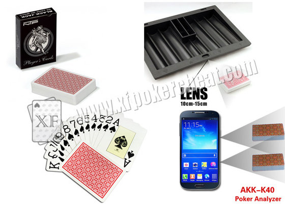 XF Invisible Ink Markings On NTP Blackjack Plastic Cards For Playing Cards Reader And Contact Lenses