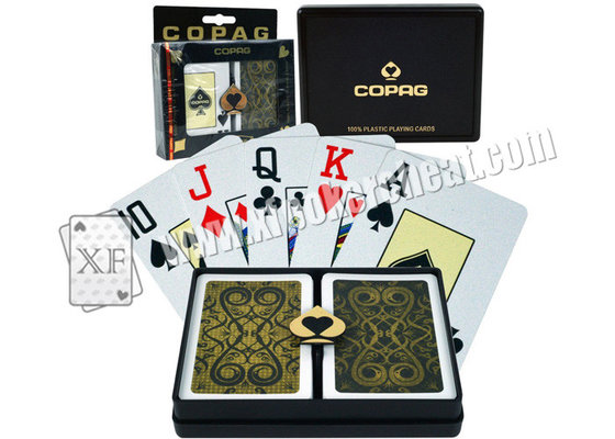 XF Invisible Marked Copag Plastic Playing Cards From Brazil For UV Lenses And Samsung s4 Poker Analyzers