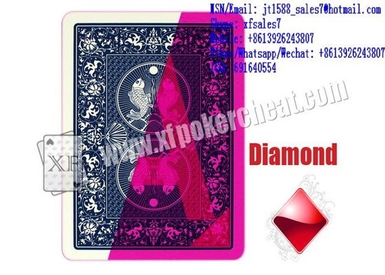 XF DAL-NEGRO Plastic Playing Cards With Invisible Markings For Analyzer And Eye Contact