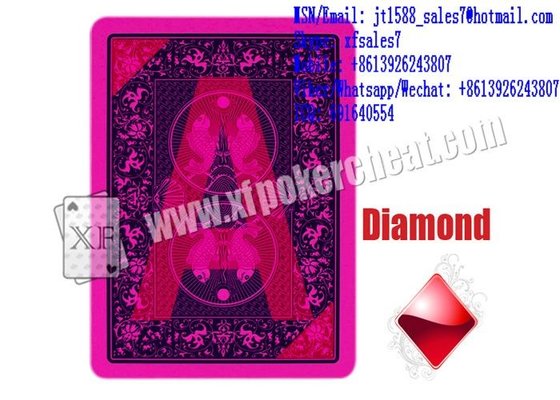 XF DAL-NEGRO Plastic Playing Cards With Invisible Markings For Analyzer And Eye Contact