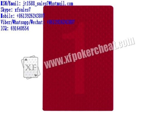 XF Plastic Huatu Gostop Playing Cards With Invisible Ink Markings For Poker Analyzer Or For Backside Cameras