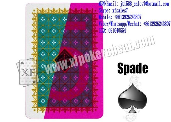 XF JDL Plastic Playing Cards With Invisible Markings For Camera And Contact Lenses