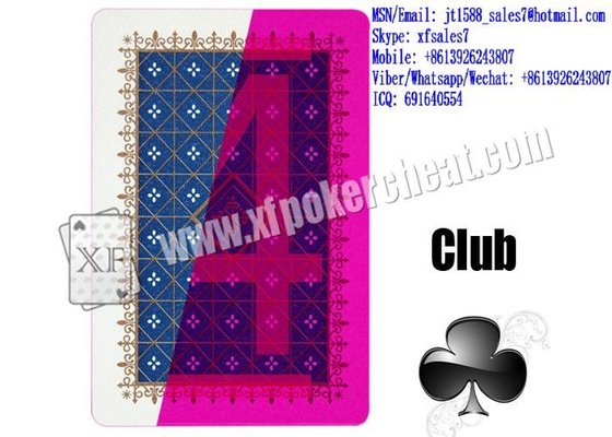 XF JDL Plastic Playing Cards With Invisible Markings For Camera And Contact Lenses