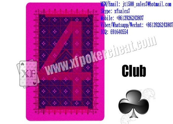 XF JDL Plastic Playing Cards With Invisible Markings For Camera And Contact Lenses