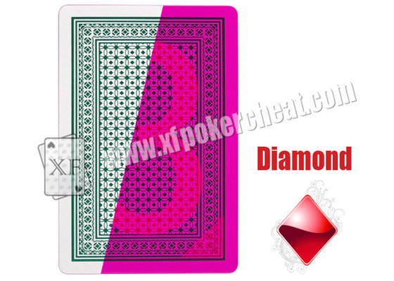 XF Lion Plastic Poker Playing Cards With Sides Bar-Codes Markings For Poker Analyzer Or Backsides Markings On The Back