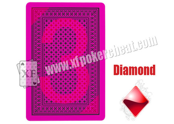 XF Lion Plastic Poker Playing Cards With Sides Bar-Codes Markings For Poker Analyzer Or Backsides Markings On The Back