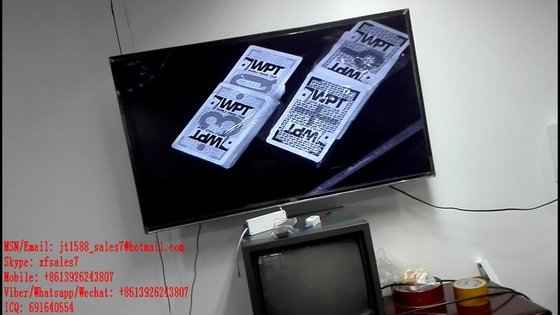 XF WPT Plastic Playing Cards With Invisible Ink Markings For Filter Camera