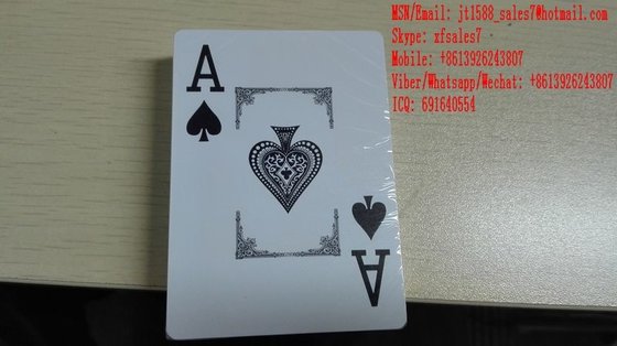 XF NIGHTMAN plastic playing cards marked invisible ink for UV contact lenses and for poker predictors