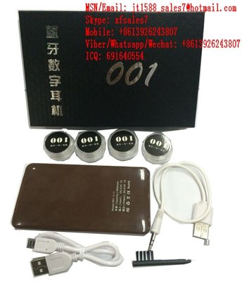 XF Newest Model 001 Bluetooth Earpieces To Connect With Poker Analyzers