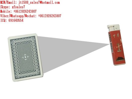 XF Automatic Scanning Plastic Lighter Camera For Scanning Invisible Marked Playing Cards