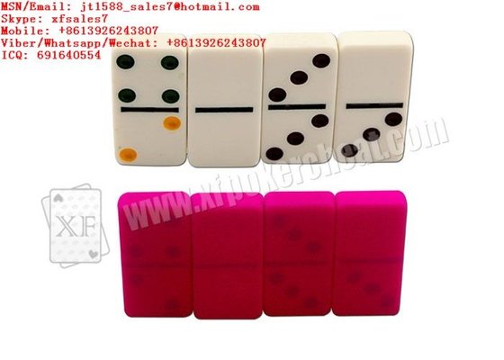 XF American Dominoes With Invisible Ink Markings On The Backside For UV Invisible Contact Lenses