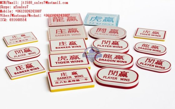 XF Player & Banker board For Baccarat Gambling Game / Blackjack Poker Cheat Game