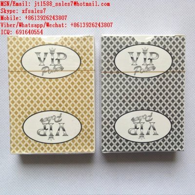 XF VIP Plastic Playing Cards With Invisible Ink Markings For Poker Cheat Analyzer And Contact Lenses