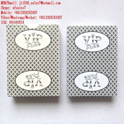 XF VIP Plastic Playing Cards With Invisible Ink Markings For Poker Cheat Analyzer And Contact Lenses