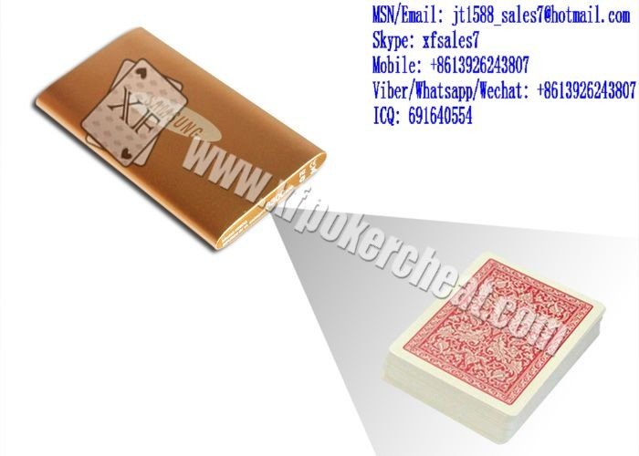 XF New Designation Spy Power Bank Camera To Read Invisible Bar-Codes Marked Playing Cards For Poker Reader Analyzer