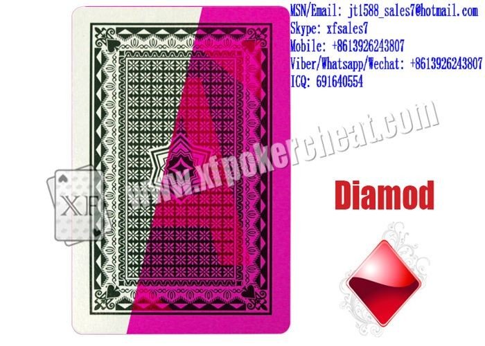 XF Bin Wang 2811 Paper Playing Cards With Invisible Markings On The Backside And Invisible Bar-Codes On The Sides
