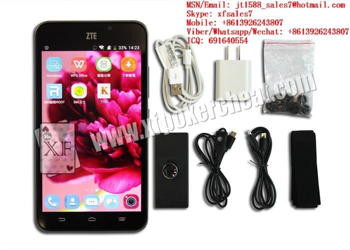 XF Panduola Button Camera And Mobile Phone Poker Software To Work With Unmarked Playing Cards