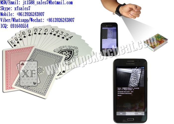 XF Angel Paper Playing Cards With Invisible Ink Bar-Codes And Backside Markings