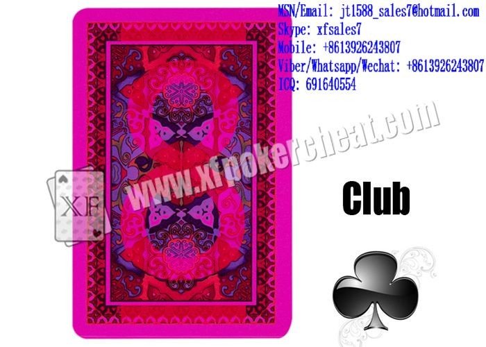 XF Angel Plastic Playing Cards With Invisible Ink Markings To Work With UV Contact Lenses And Poker Analyzers