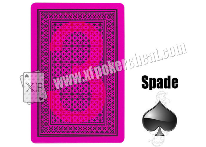 XF Lion Plastic Poker Playing Cards With Sides Bar-Codes Markings For Poker Analyzer Or Backsides Markings On The Back